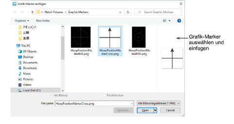 Grafik-Marker hinzufügen