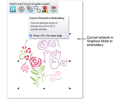 Convert artwork to embroidery with CorelDRAW®