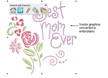 Convert artwork to embroidery with CorelDRAW®