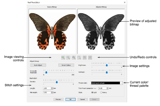 Auto-digitizing with Reef PhotoStitch